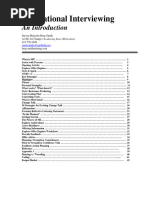 Motivational Interviewing Cheat Sheet | PDF