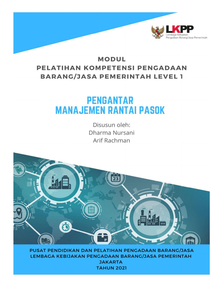 Modul 1 Pengantar Manajemen Rantai Pasok | PDF