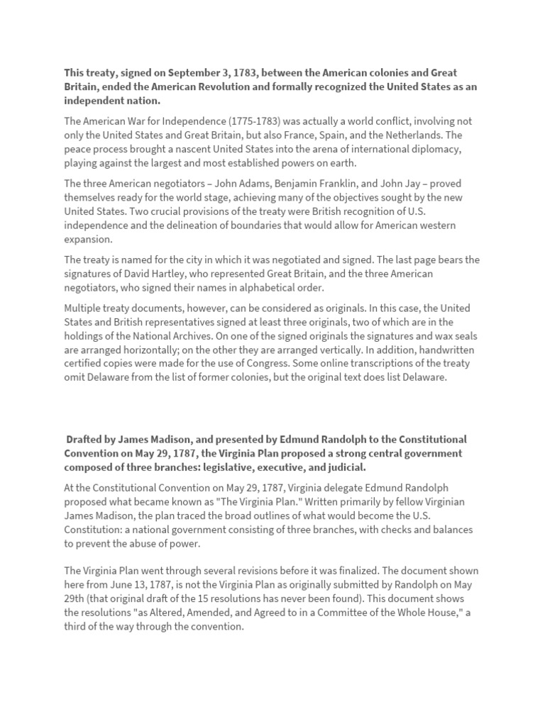 Document | PDF | James Madison | Constitutional Convention (United States)