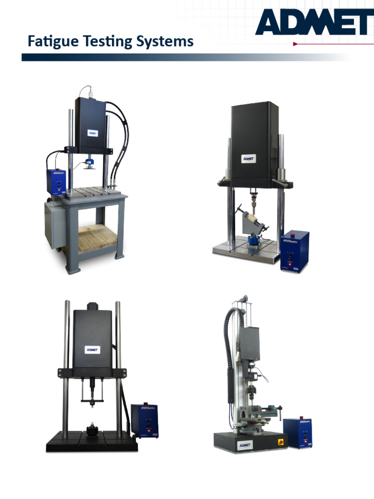 Fatigue Tester Brochure Rev2 | PDF | Actuator | Fatigue (Material)