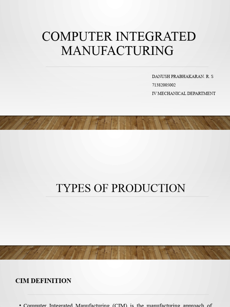 Cim Presentation 113015 | PDF | Mass Production | Oil Refinery