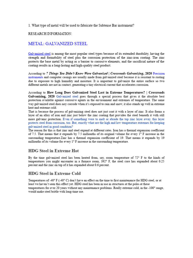 ASSIGNED Topic sa research | PDF | Corrosion | Thermal Expansion