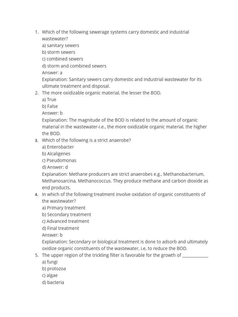Industrial Microbiology | PDF | Sewage Treatment | Bacteria