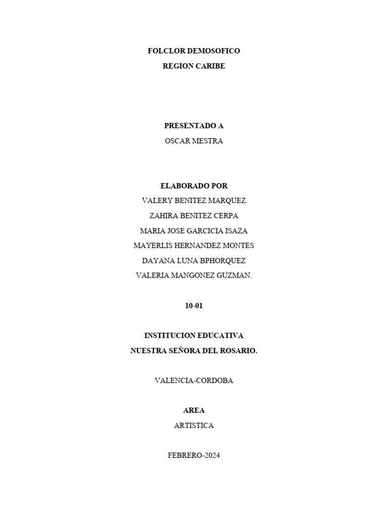 Folclor Demosofico | PDF | Maíz | Folklore