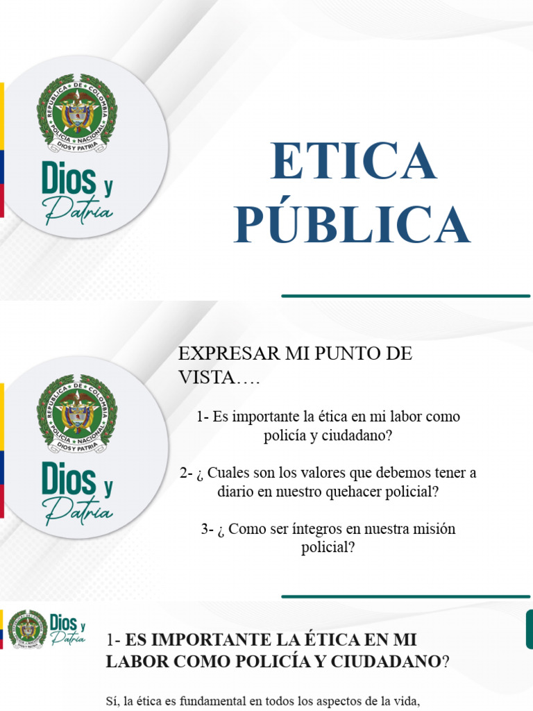 Etica Publica Act 2 | PDF | Policía | Justicia