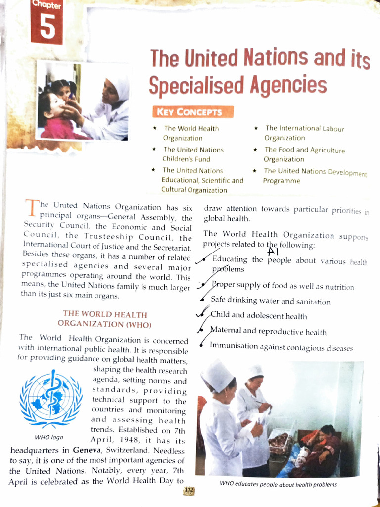 UN Specialized Agencies Overview | PDF | United Nations | International ...
