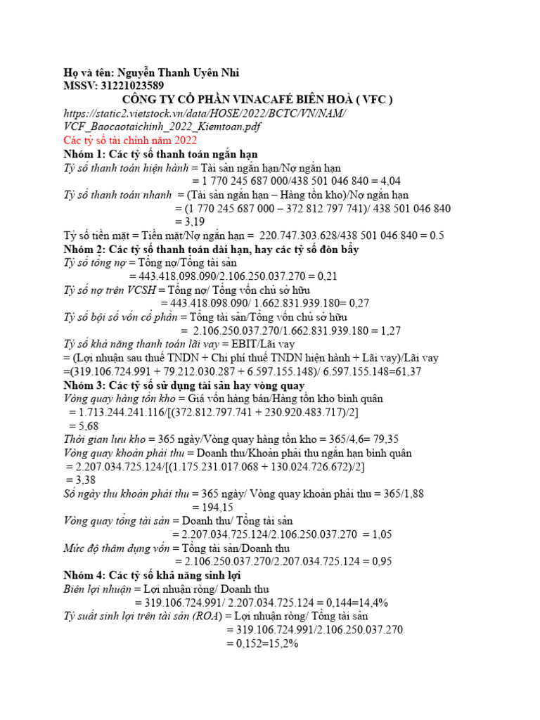 BTCá Nhân TCDN | PDF