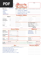 Lancer - Character Sheets | PDF