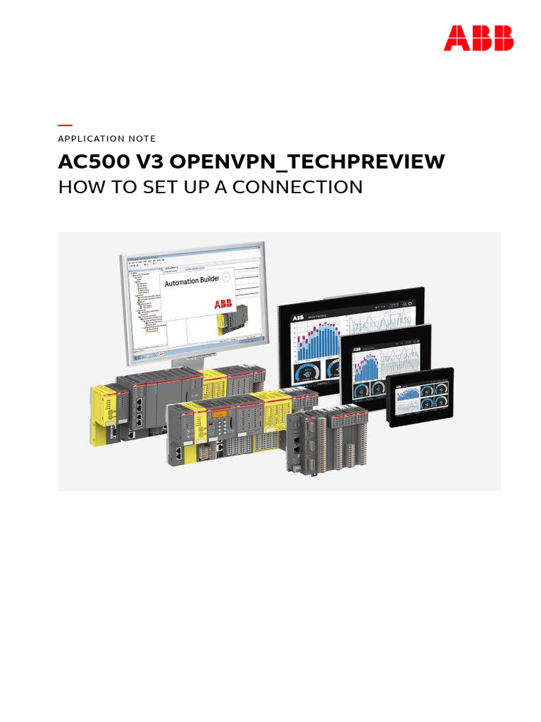 AC500 V3 OpenVPN - TechPreview | PDF | Programmable Logic Controller | Internet