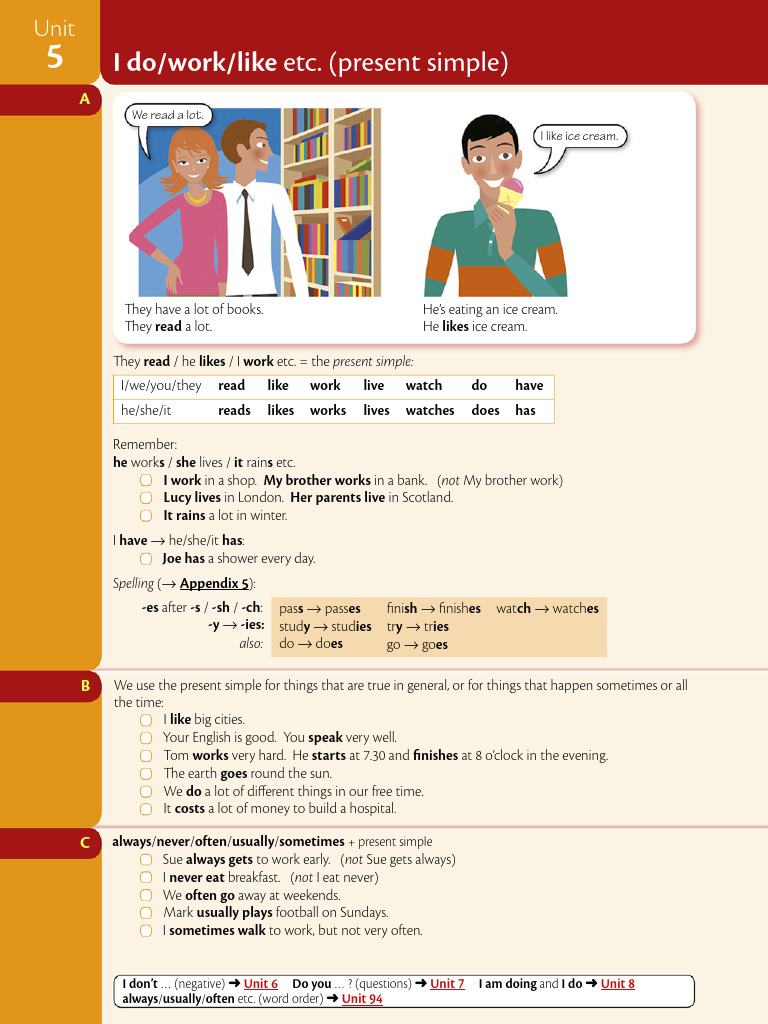 Present Simple | PDF