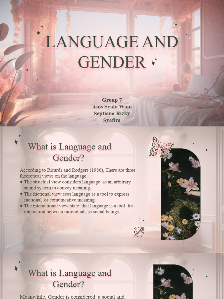 Language and Gender | PDF | Gender | Gender Studies