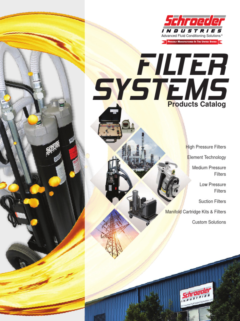 L 2681 Filter Systems Catalog Web | PDF | Bearing (Mechanical) | Filtration