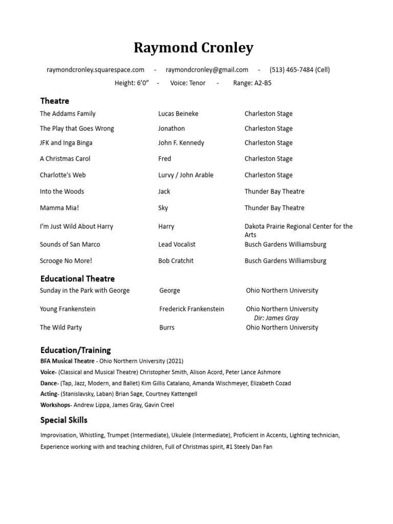 Raymond Resume June 2023 | PDF