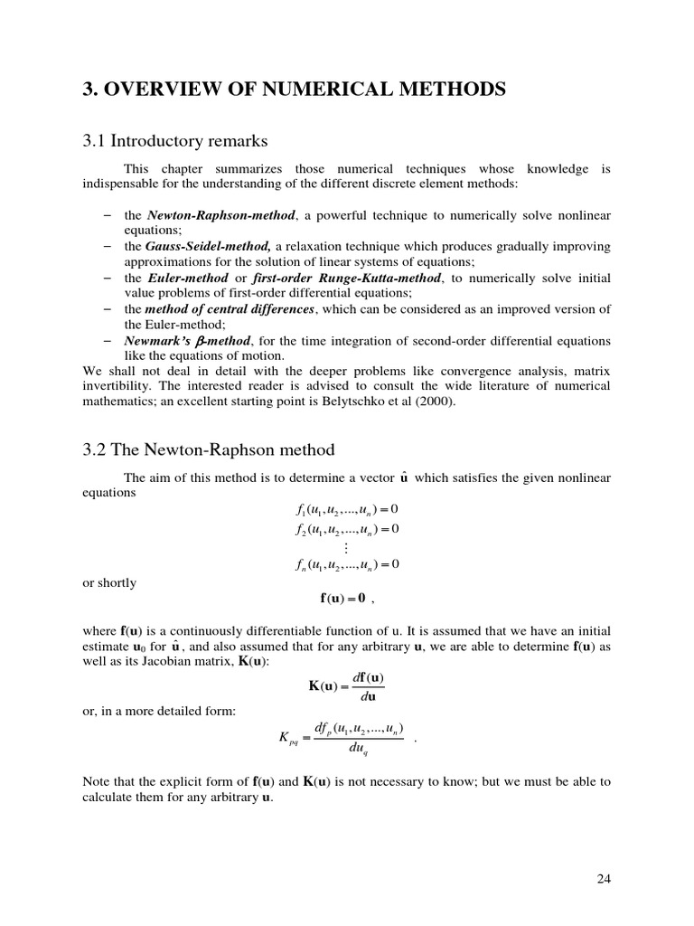 DEM_lecture_03 | PDF | Numerical Analysis | Equations