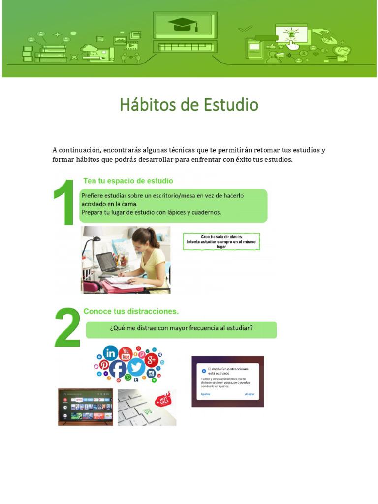 Contenido S2 Hábitos de Estudio | PDF