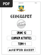 Grade 12 official GDE ATP 2025 Geography | PDF | Geographic Information ...