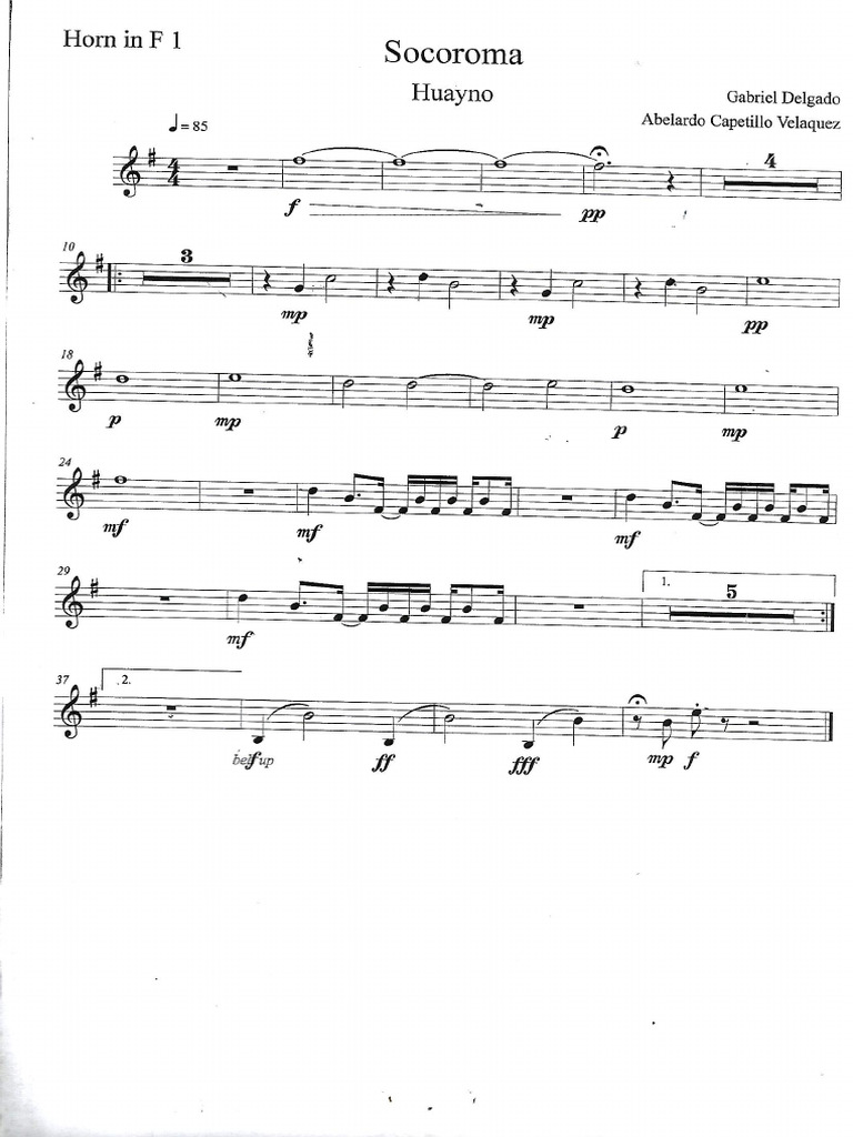 Socoroma Corno 1 | PDF