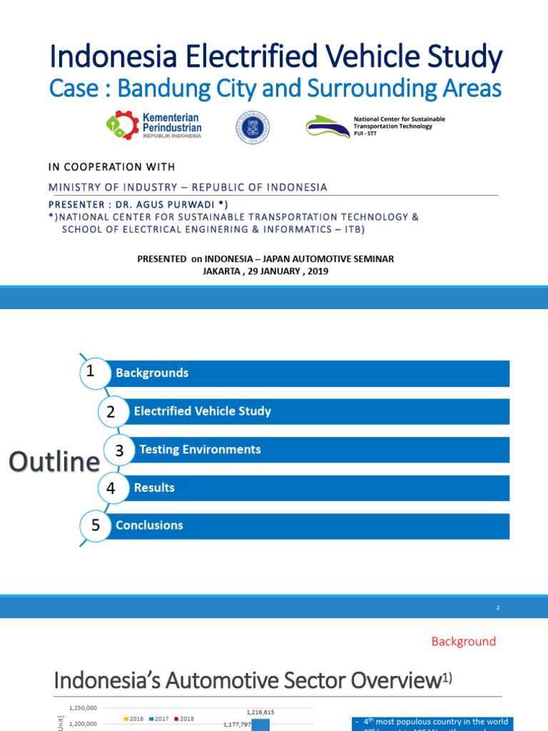 Electrified Vehicle Study In Bandung Indonesia Pdf Fuel Economy In