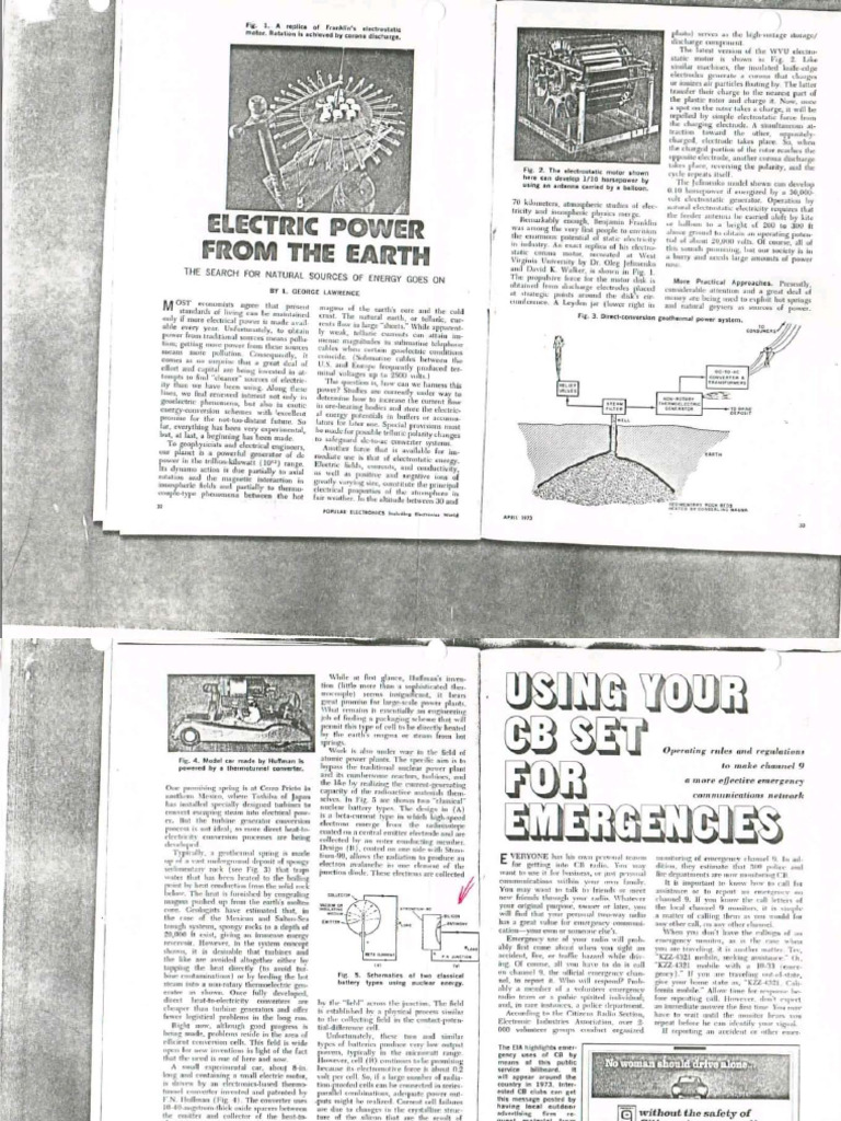 35 Electric Power From The Earth-L George Lawrence | PDF