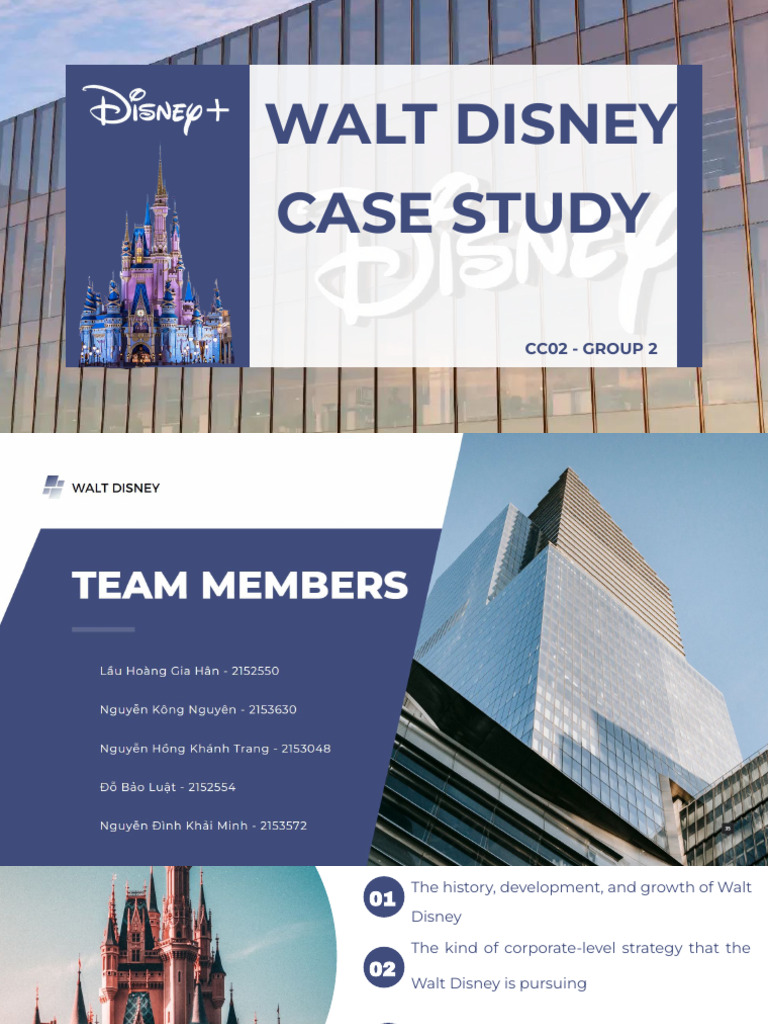 Group 2 Cc02 - Walt Disney Case Study | Download Free PDF | The Walt ...