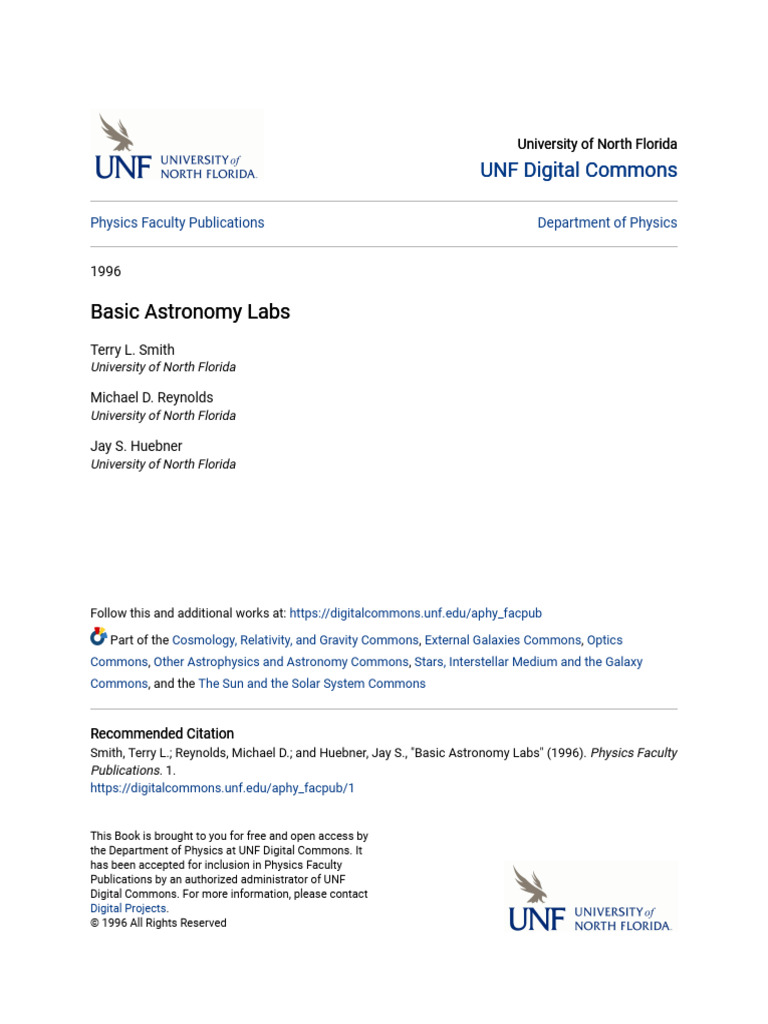 Basic Astronomy Labs | PDF | International System Of Units | Stars