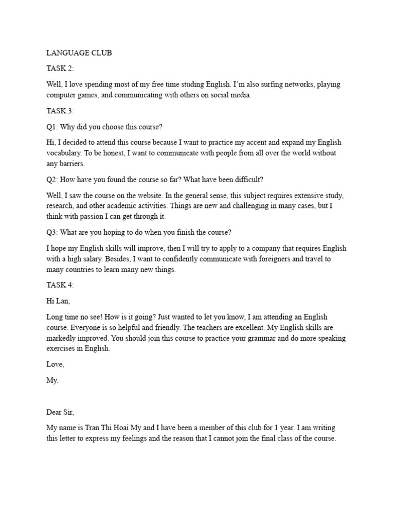 Langguage Club | Download Free PDF | English Language | Linguistics