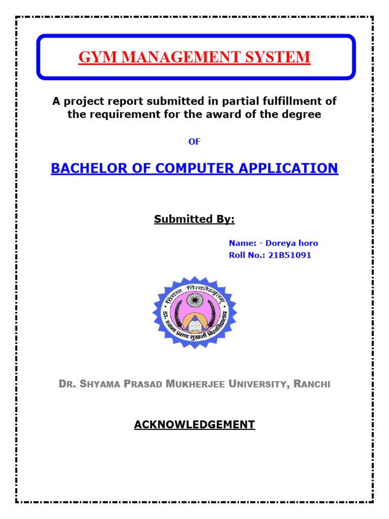 Gym Management System | Download Free PDF | Microsoft Access | Relational Database