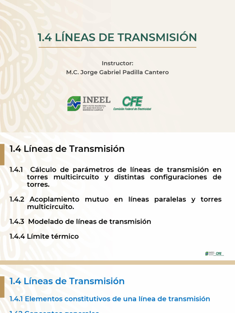 Modulo 1 Tema 4 Líneas de Transmisión P1 | Descargar gratis PDF | Línea de transmisión ...