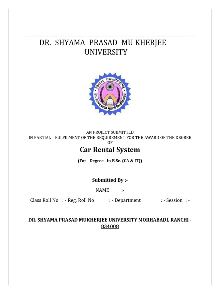 Car Rental System Project Overview | PDF | Php | My Sql