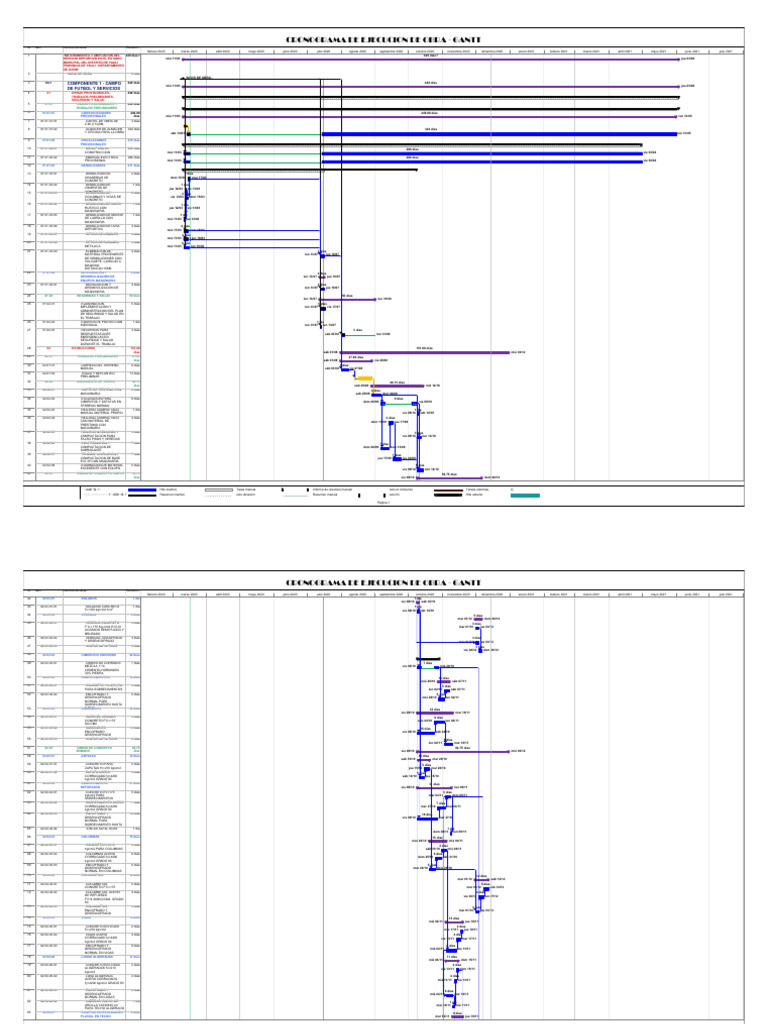 Cronograma Reprogramado | PDF | Albañilería | Ingeniero civil