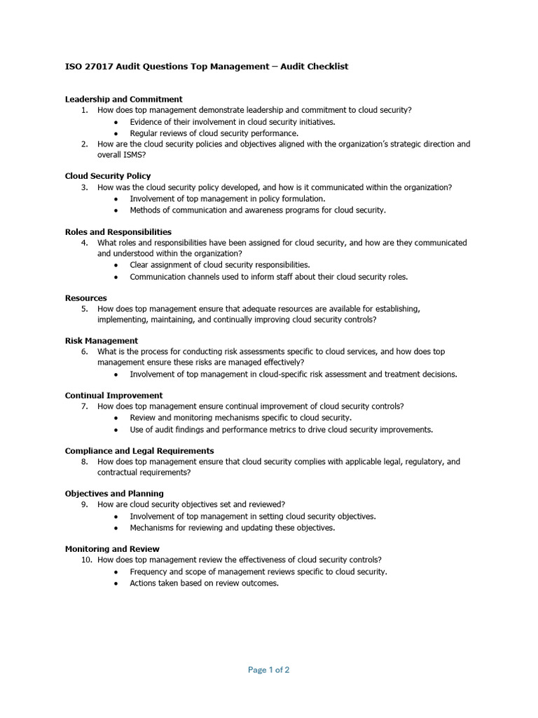 Cloud Security Audit Guide | PDF | Audit | Cloud Computing