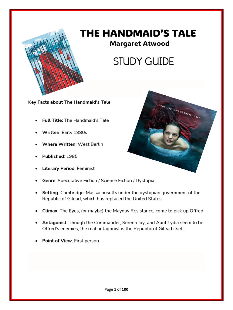 The Handmaids Tale Study Guide | PDF | General Fiction