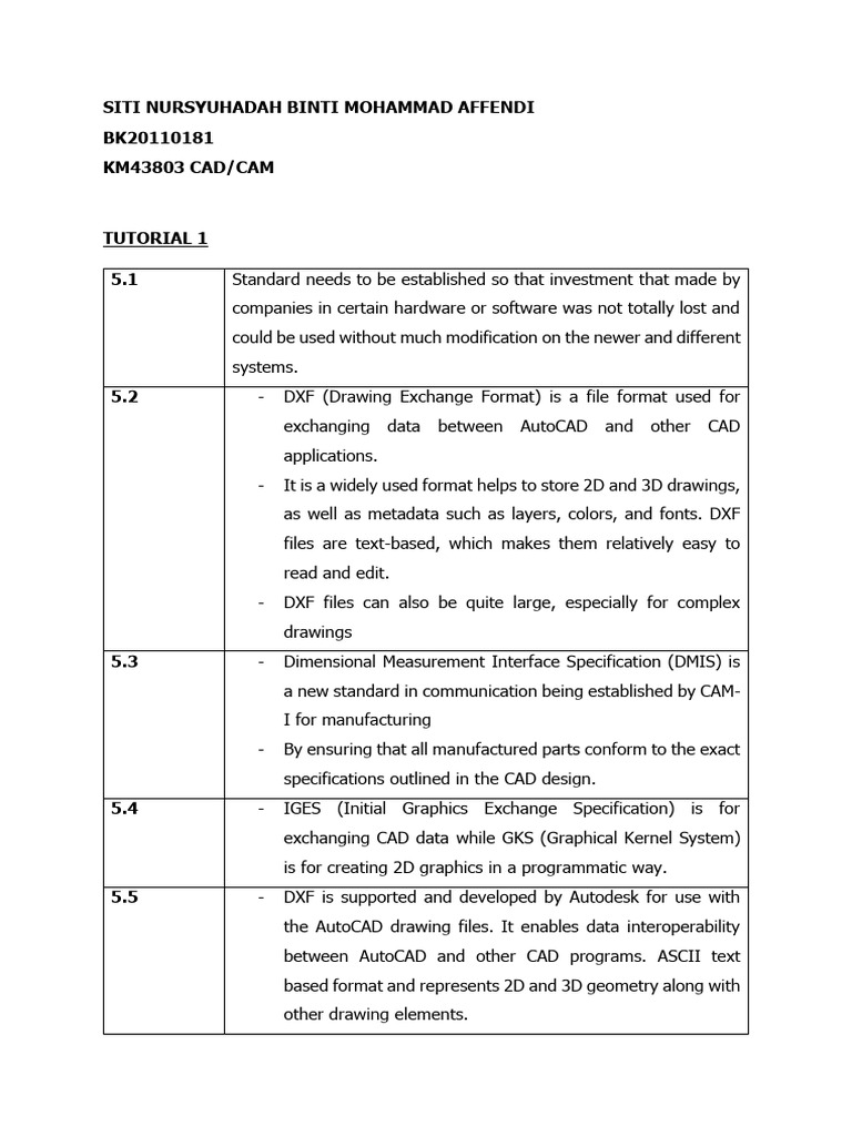 CAD Data Exchange Standards Overview | PDF | Computers