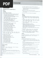 Movers 3 - 2019 Answer Key | PDF