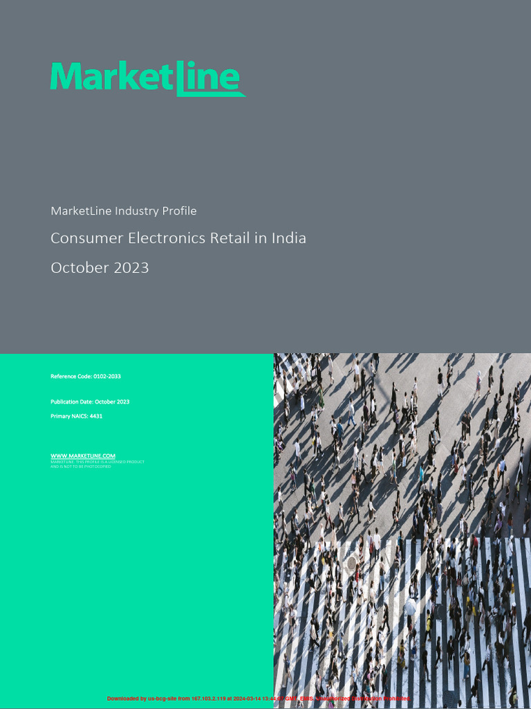 India - Consumer Electronics Retail, October 2023 | PDF | Home ...
