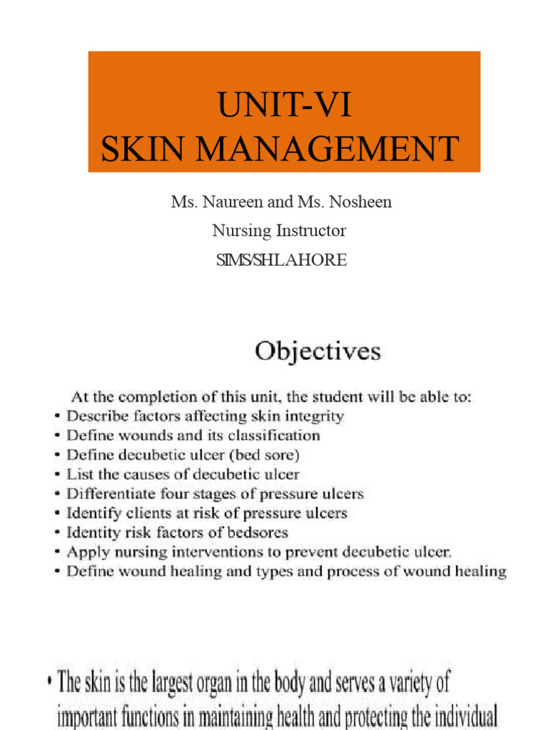 Skin Management | PDF