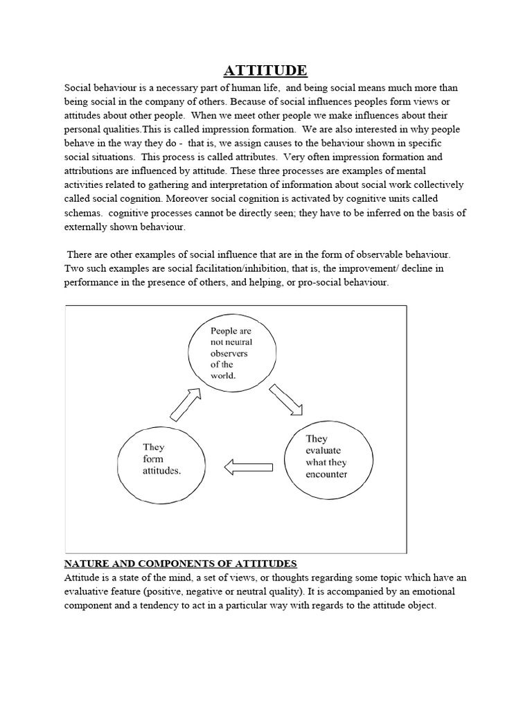 ATTITUDE | PDF | Attitude (Psychology) | Persuasion
