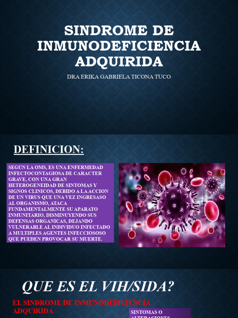 Comprendiendo el VIH/SIDA: Definición y Manejo | PDF | VIH | Retrovirus
