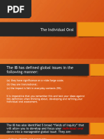 IB English Individual Oral Guide | PDF | Justice | Crime & Violence