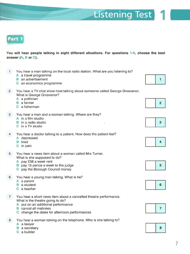 FCE Listening & Speaking Skills 1 SB - Split | PDF