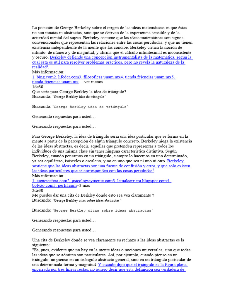 La Posición de George Berkeley Sobre El Origen de Las Ideas Matemáticas ... La Posición de George Berkeley Sobre El Origen de Las Ideas Matemáticas ...