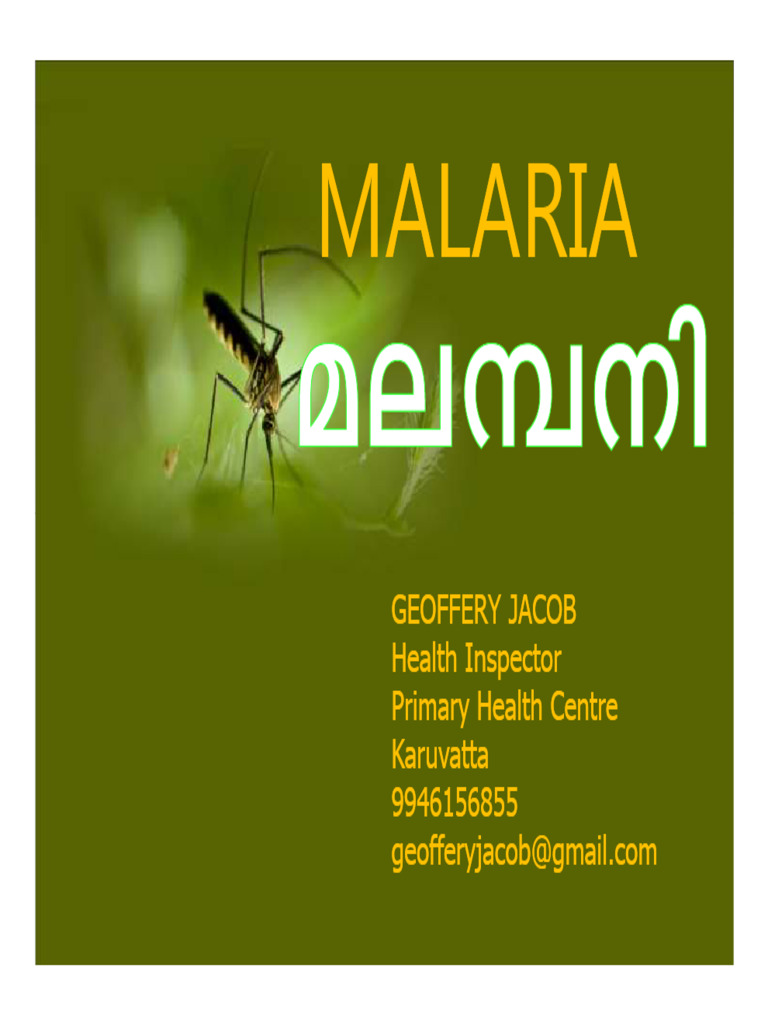 Malaria | Download Free PDF | Malaria | Epidemiology