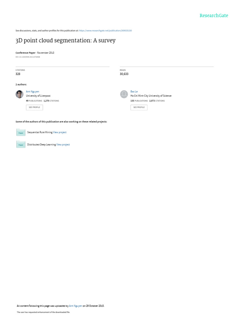 2013 Ram | PDF | Image Segmentation | Cluster Analysis