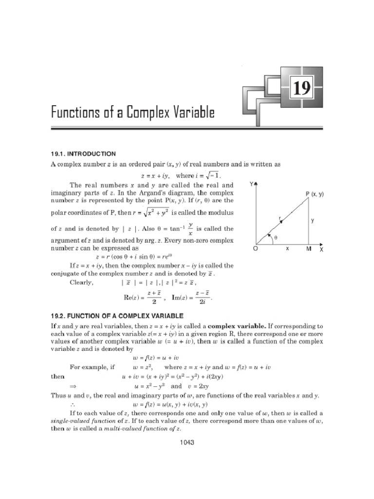 N. P. Bali, COMPLEX VARIABLES | PDF