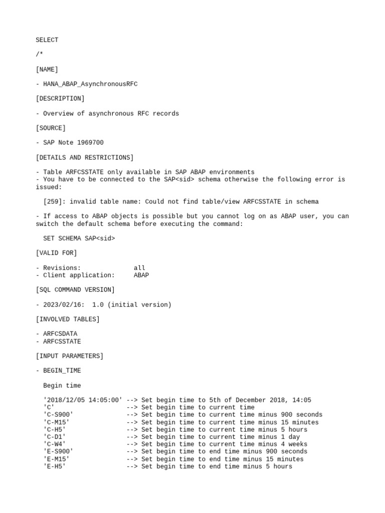 Asynchronous RFC Overview in ABAP | PDF | Databases | Software Development