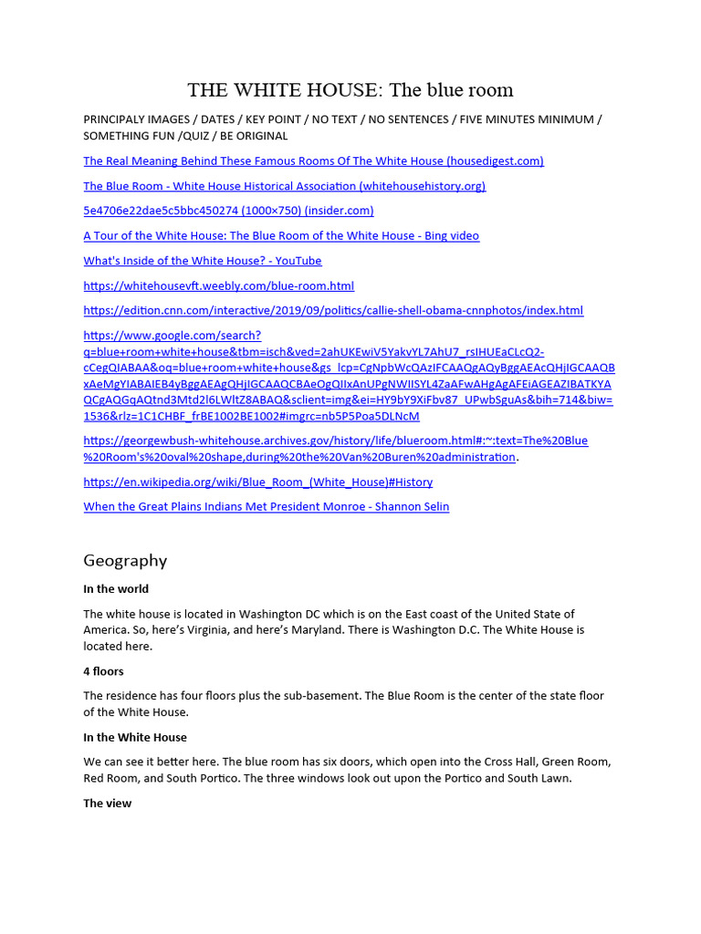 The White House | PDF | White House | American Government