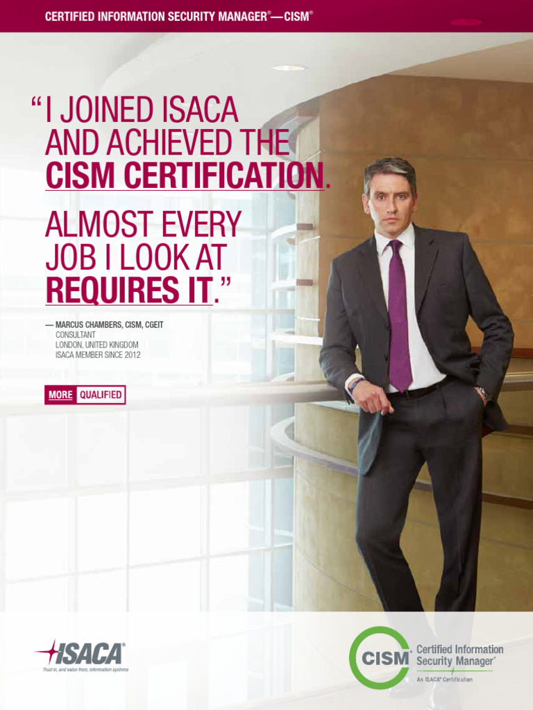 CISM-Certification-Overview Bro Eng 0217 | PDF | Finance & Money ...