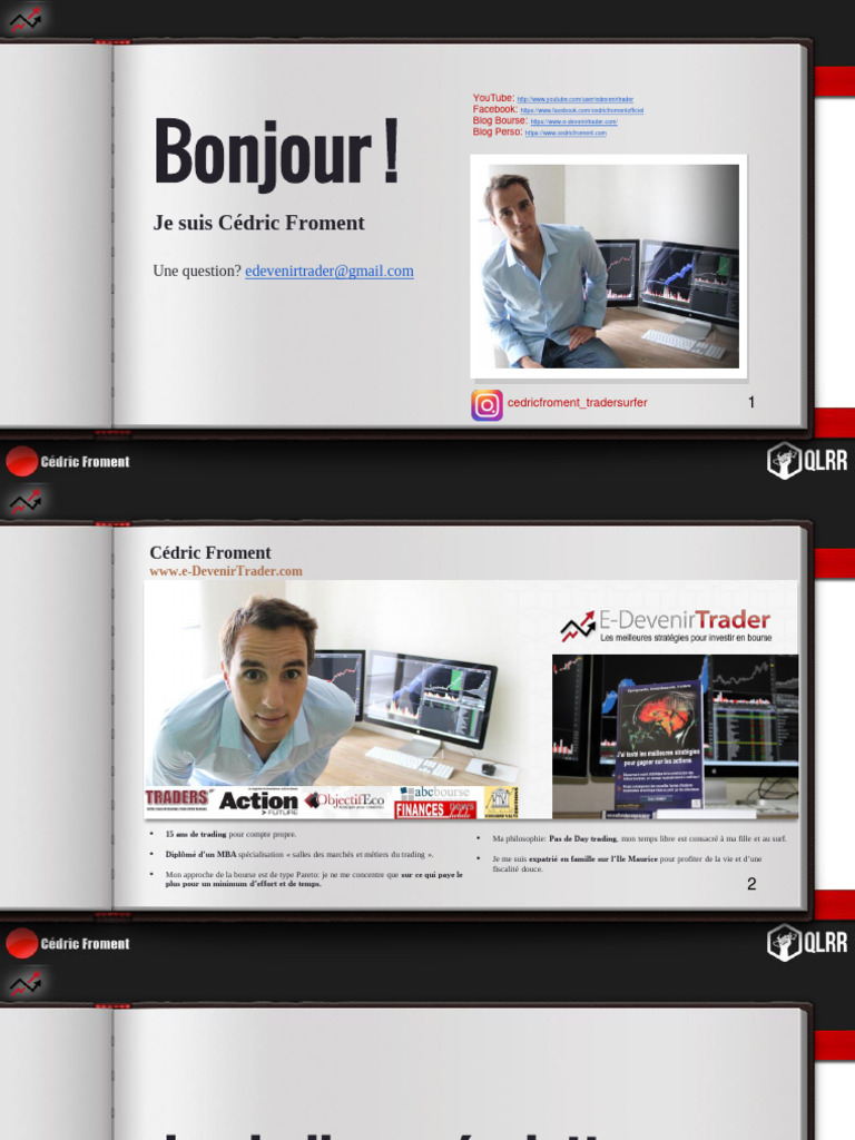 Stratégies de Trading par Cédric Froment | PDF | Bitcoin | Bulle économique