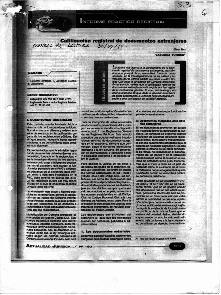 Calificacion Dctos Extranjeros-Vasquez T | PDF | Justicia | Crimen y violencia