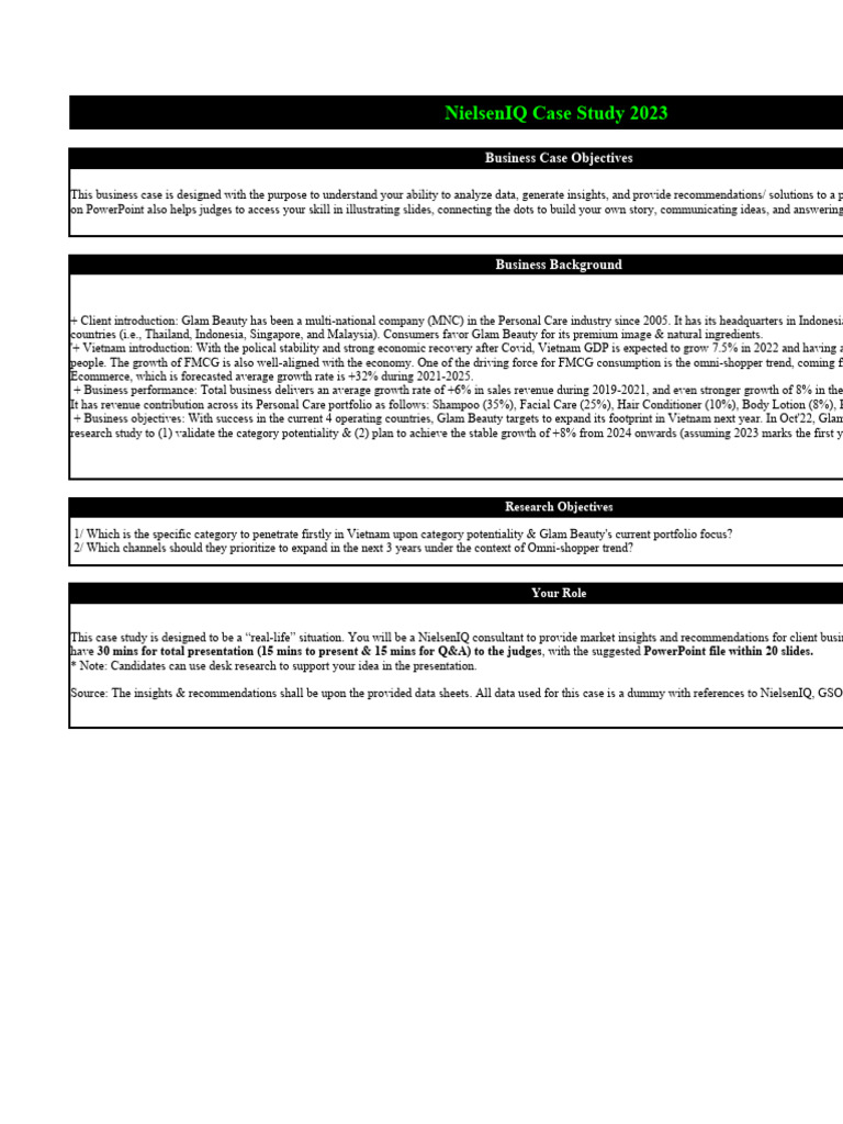 Nielsen - Data Set | PDF | Grocery Store | Supermarket